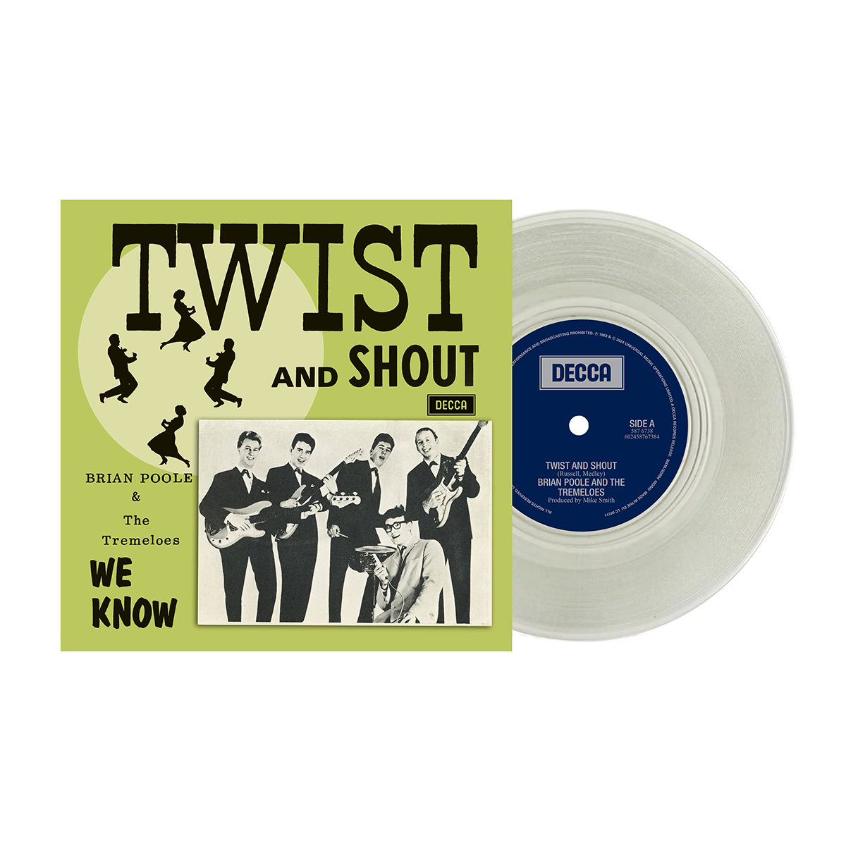 Brian Poole & The Tremeloes - Twist & Shout: Limited Clear Vinyl 7 ...