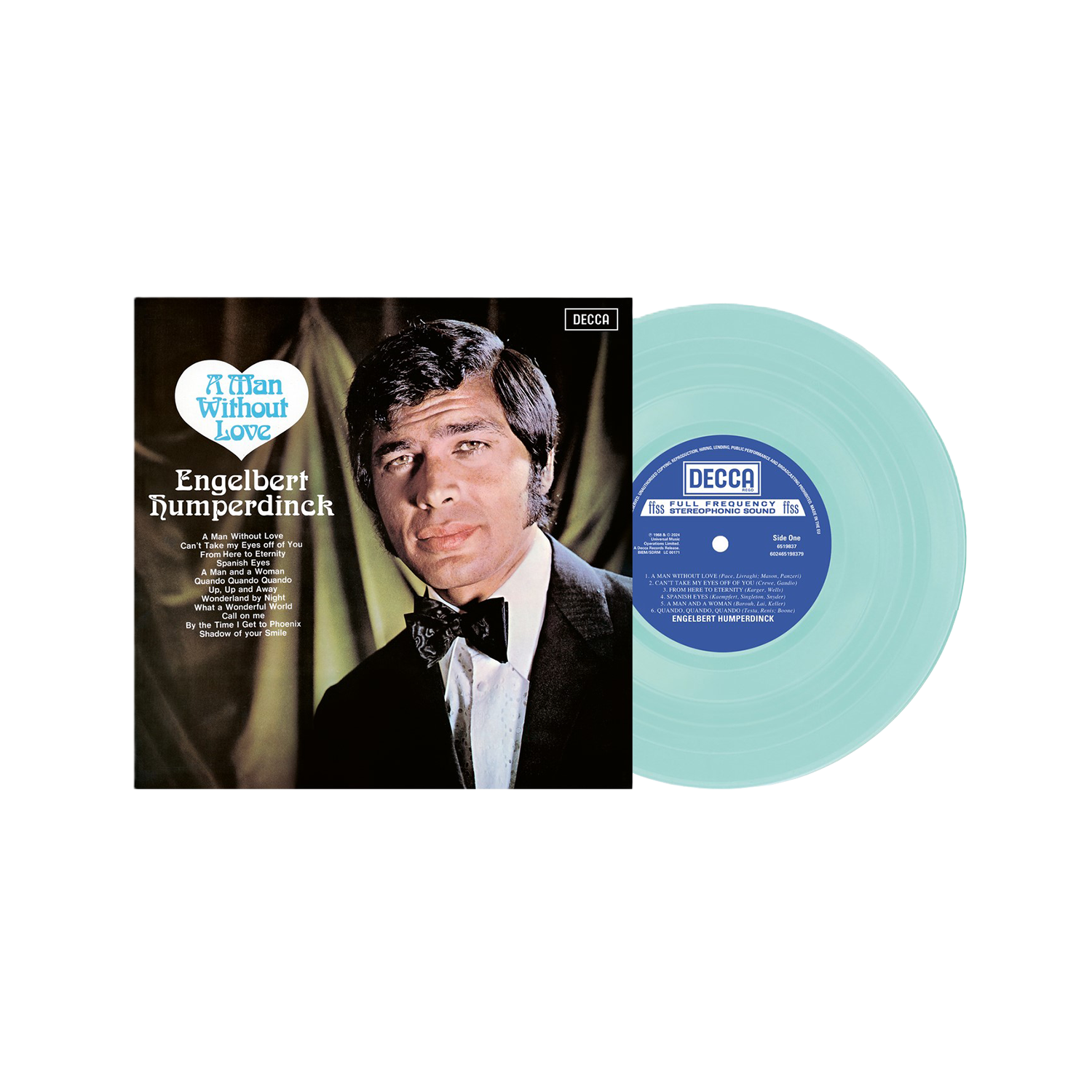 Engelbert Humperdinck - A Man Without Love: Colour Vinyl LP - Decca Records
