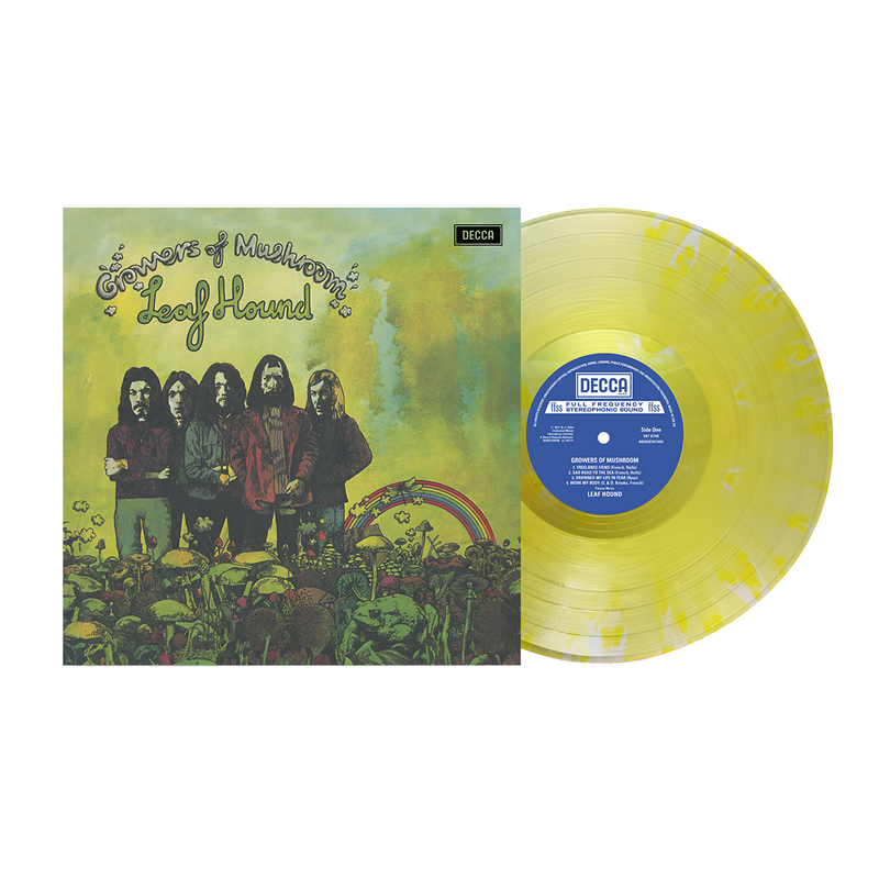 Leaf Hound - Growers Of Mushroom: Yellow Splatter Vinyl LP - Decca Records