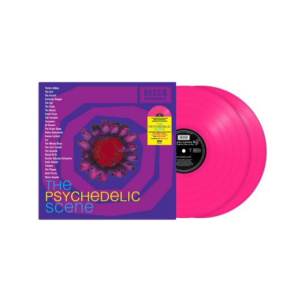 Various Artists - The Psychedelic Scene: Pink Vinyl LP - Decca Records