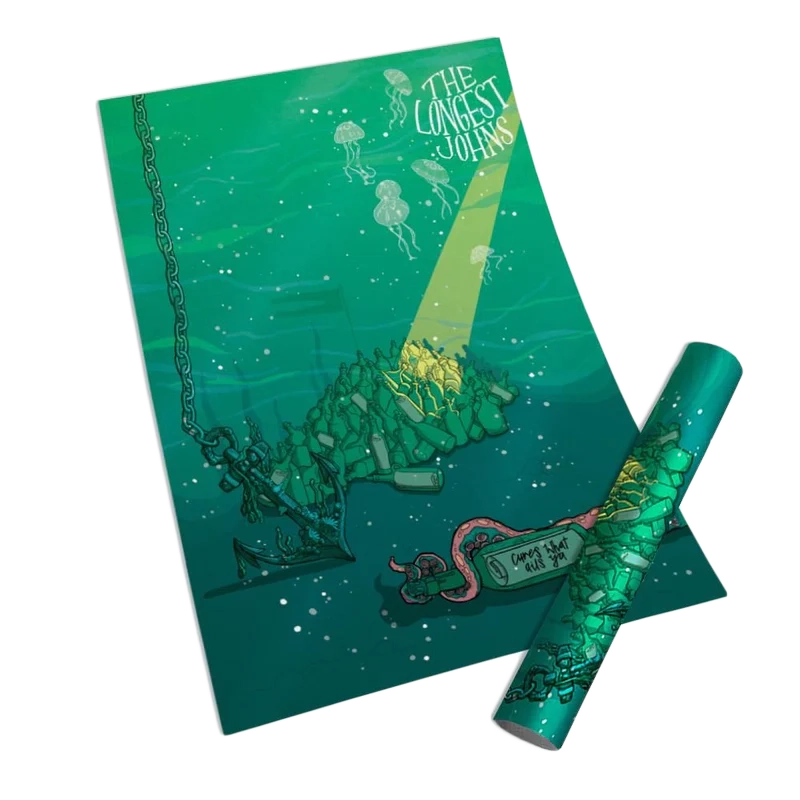 The Longest Johns - Cures What Ails Ya Poster - Decca Records