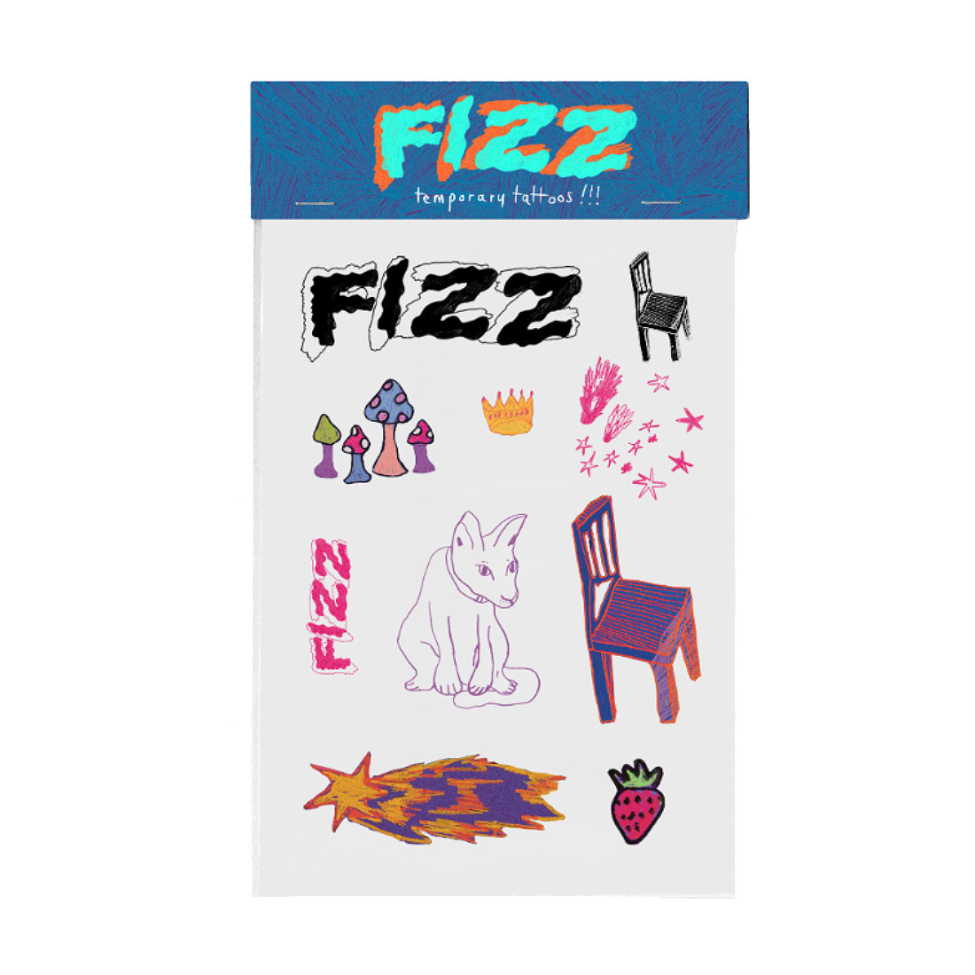 FIZZ - FIZZ TEMPORARY TATTOOS - Decca Records