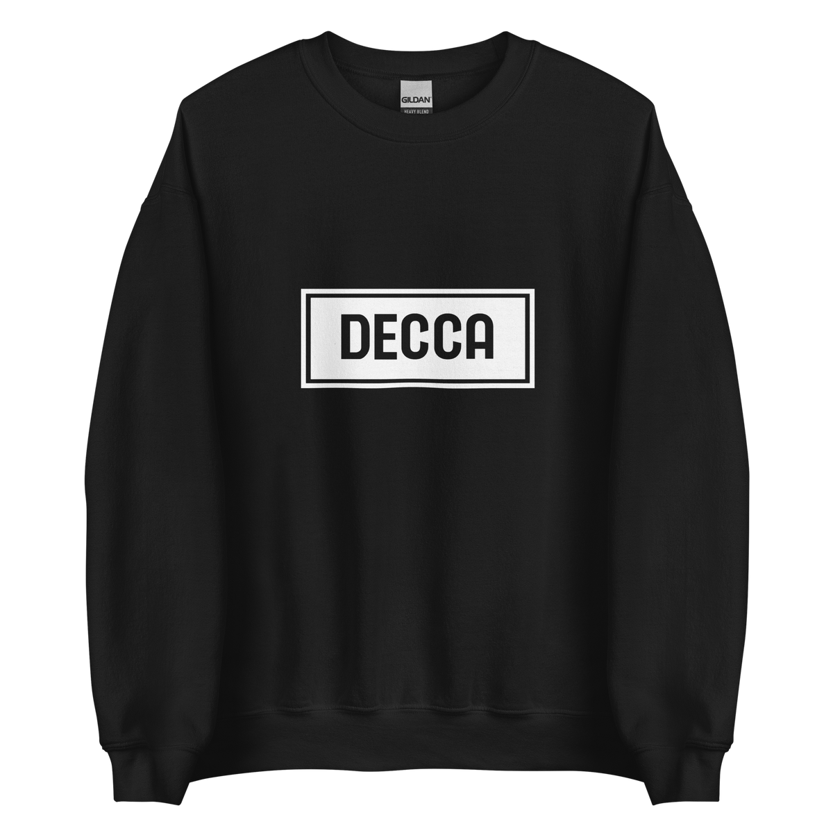 Decca - Decca Crew Top in Black - Decca Records