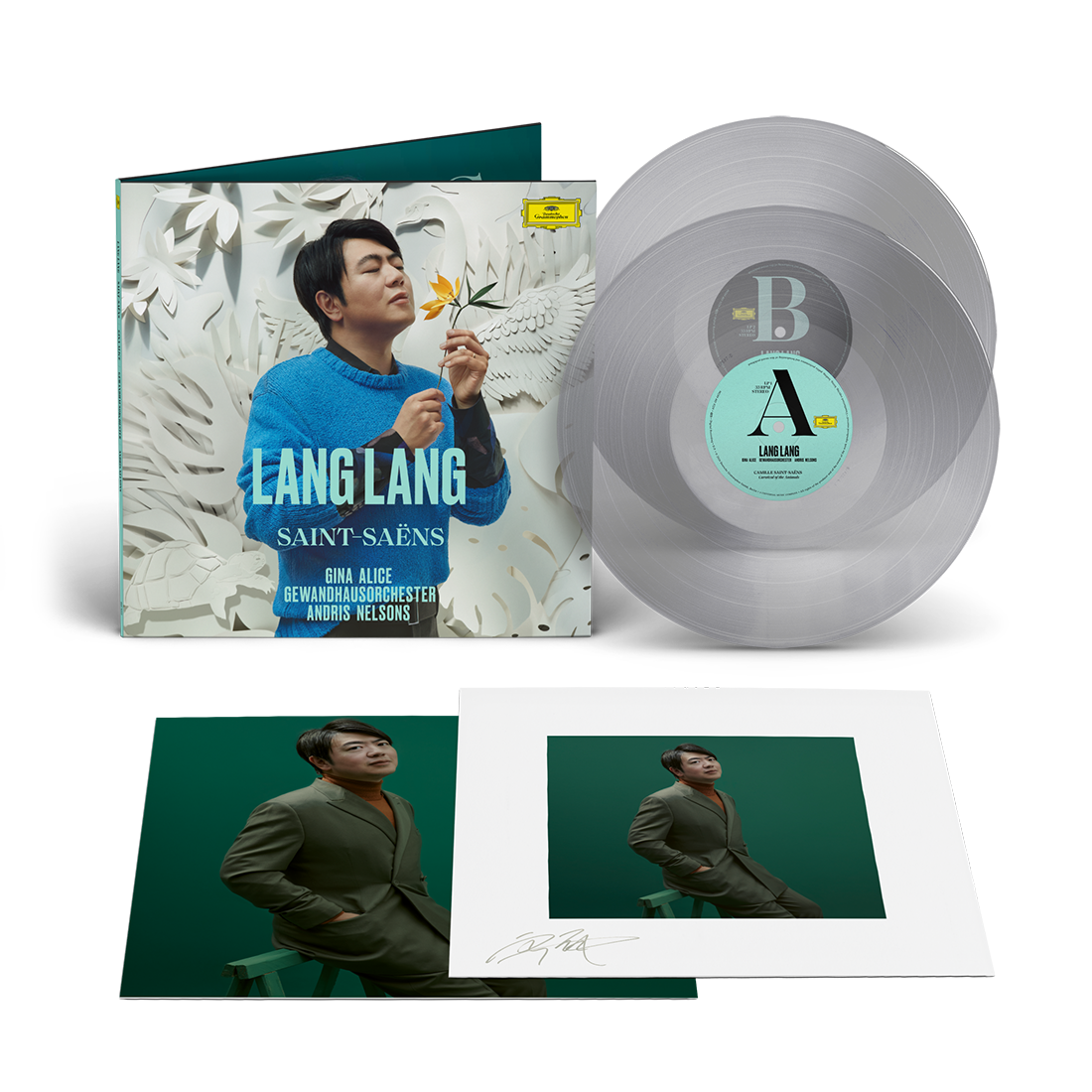 Lang Lang - Saint-Saëns: Exclusive 2LP + Signed Art Print - Decca Records